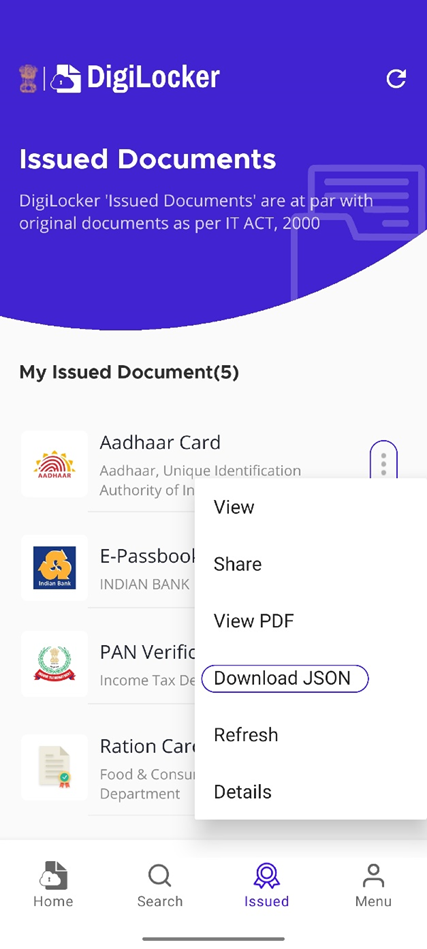 Download or Share Issued Document Using DigiLocker – Blog DigiLocker